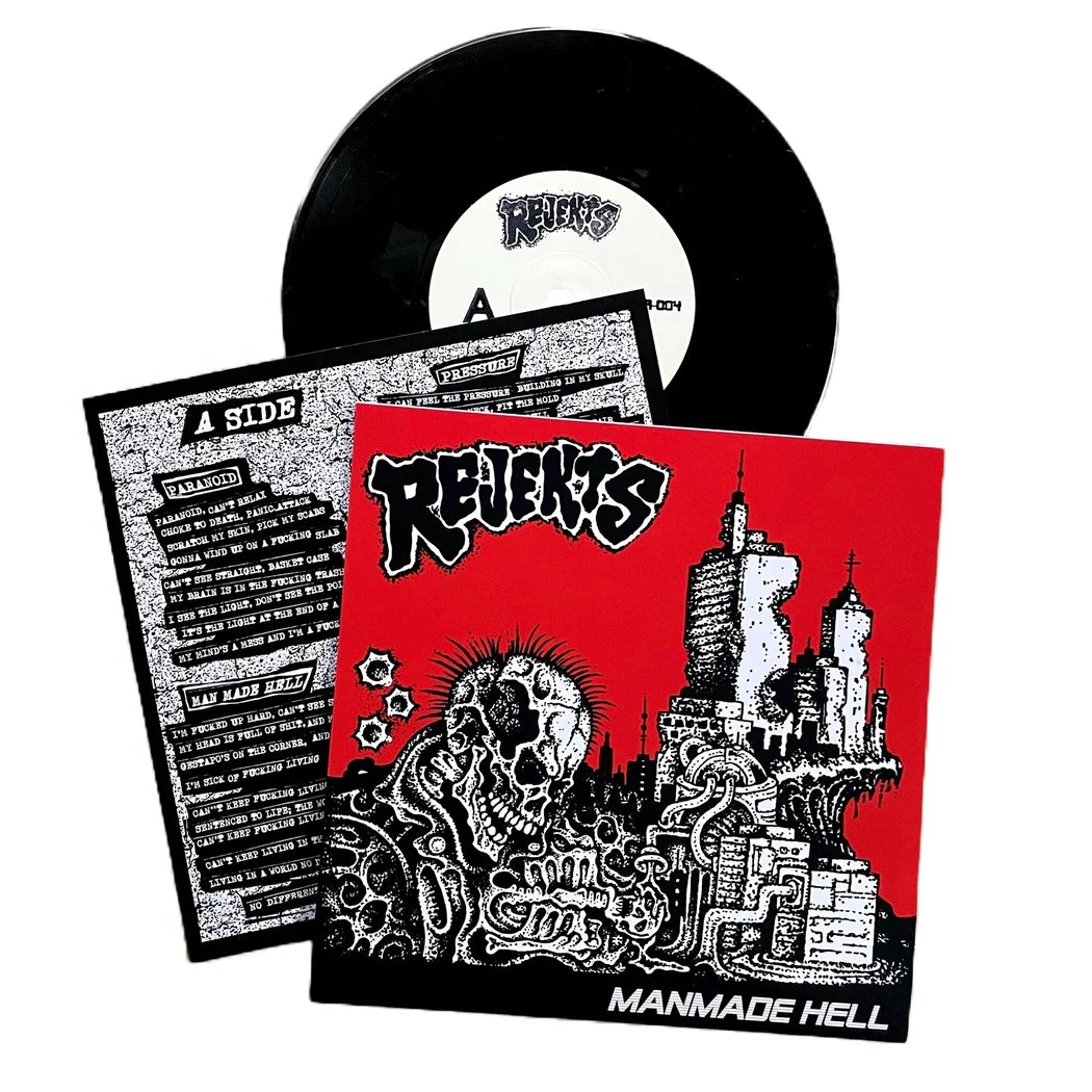 Rejekts – Manmade Hell – New 7" – Green Noise Records
