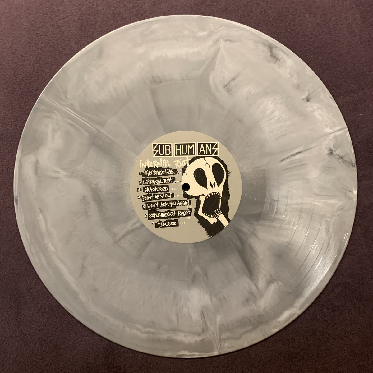 Subhumans - Internal Riot [BLACK/WHITE GALAXY VINYL] - New LP – Green ...