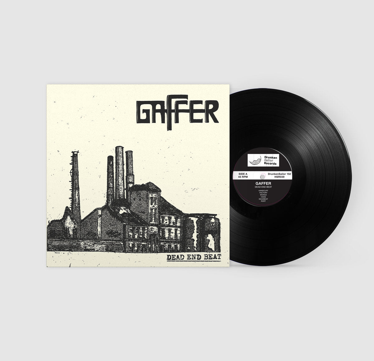 Gaffer - Dead End Beat [IMPORT BLACK Vinyl] – New LP – Green Noise Records