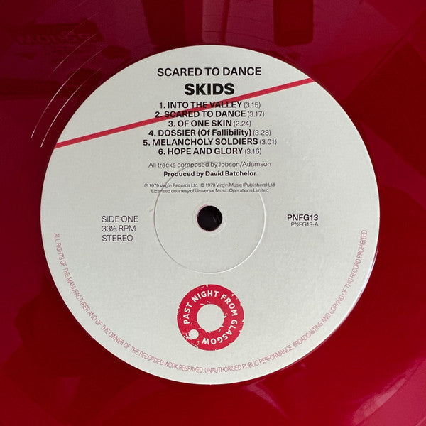 Skids - Scared to Dance [2xLP RED VINYL IMPORT] - New LP – Green Noise ...